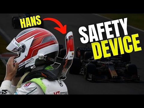 How the HANS Device protects a Race Car Driver - Explained, how hans device works