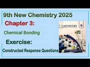 9th Class Chemistry New Book 2025 Chapter 3 || Exercise Solution || Punjab Board 9th new chemistry