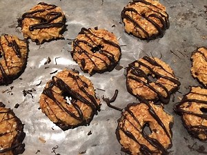 Homemade Samoas Girls Scout Cookies from scratch