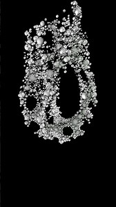 Selective Sphere Packing and Gravity #algorithmicart