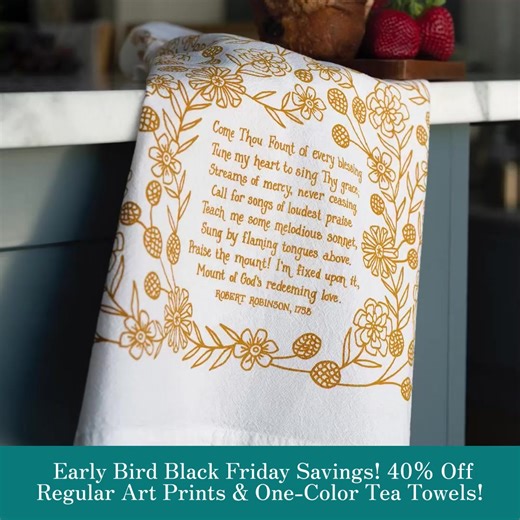 🎉 Shop Early Bird Black Friday Savings! Enjoy 40% off regular art prints & regular one-color tea towels for a limited time! Perfect for gifting or adding a touch of color, meaning, and joy to your home. Shop now and get ahead of the holiday rush! | Little Things Studio by Kate Whitley