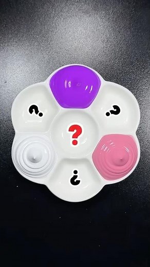 💜💗🤍Violet + Pink + White = Color ? #mixingcolors #sunart #shots