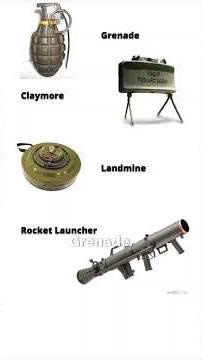 Which Is Deadliest? Grenade vs Landmine vs Claymore vs Rocket Launcher