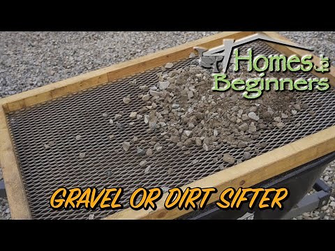 How to Make a Dirt or Gravel Strainer or Sifter
