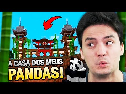 I BUILT A TEMPLE FOR THE PANDAS IN MINECRAFT #1-18 [+10]