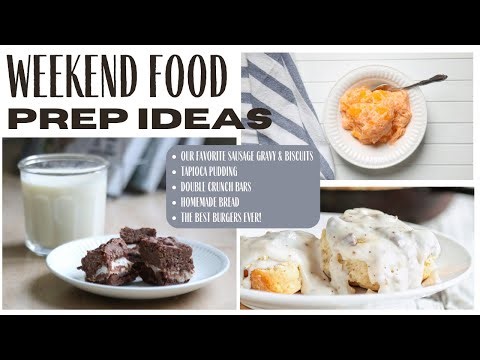 Weekend Food Prep ~ Cook with me ~ Food Ideas ~ Menu Plan ~ Easy Food Prep