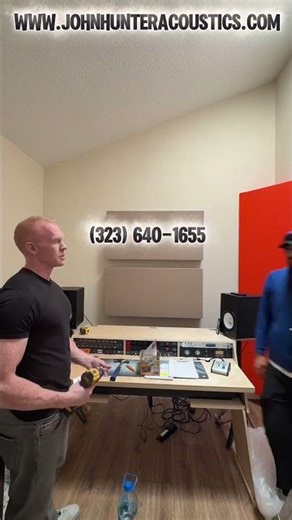 Front Wall + 8’ Triangle Corner Bass Trap Install | Studio Timelapse