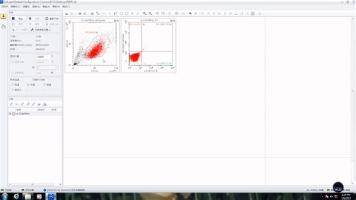 十分钟教你流式细胞术上机操作，本期视频从电脑开机一直到最后的数据分析，手把手教你流式细胞仪的样品上机后的一系列使用操作。设门，散点图，直方图，参数设置等。