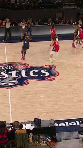 Great ball movement leads to the Lexie Hull corner 3 🏹 | Indiana Fever