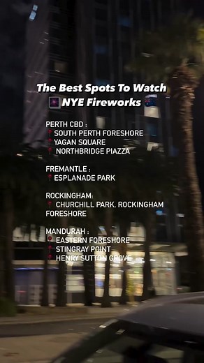 Best Free Locations for Fireworks Display in Perth - New Year Celebration 🎆🎉