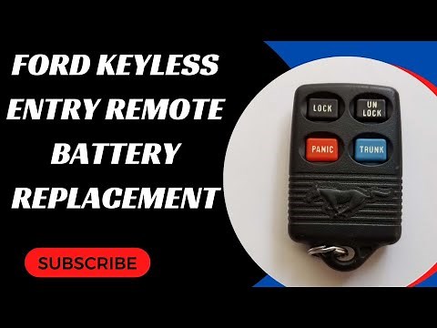 Ford Keyless Entry Remote Battery Replacement GQ43VT4T