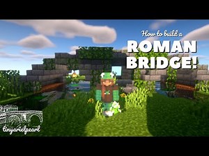 How to build a Roman Arched bridge in Minecraft