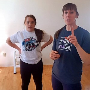 4.8K views · 31 reactions | Have a young athlete at home who'd usually be in spring training? Jen and her daughter will guide you through 30 minutes of exercise you can do together. | In-Shape Family Fitness | Facebook