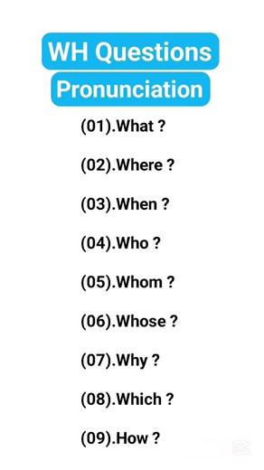 WH Questions in English 📘 | Learn English Shorts #whquestions #questiontypes