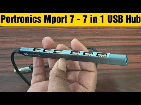 Portronics Mport 7 - 7 in 1 USB Hub - is it worth buying? | TuberUNBOX