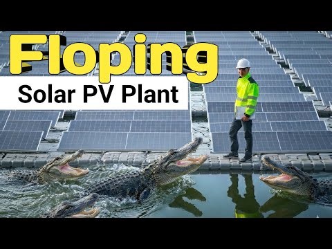 Floating solar power plant a flop technology #sustainableeveryday