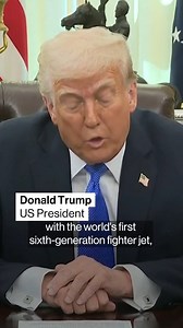 175K views · 1.2K reactions | President Trump announced Boeing won a contract to design and build the US's next-generation fighter jet, beating out rival Lockheed Martin for the multibillion dollar program https://trib.al/LlSAOvs | Bloomberg | Facebook