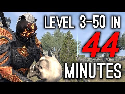 🔔Level 3-50 in 44 minutes - Fastest way to level 50 - The Elder Scrolls Online ESO 🔔🔔