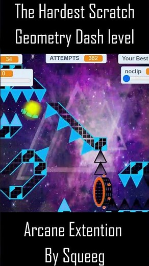 The Hardest Scratch Geometry Dash Level #geometrydash #gd