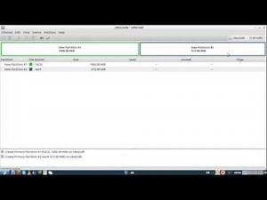 شرح برنامج gparted ﻻدارة وتقسيم القرص الصلب على لينكس