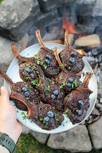 231K views · 8.5K reactions | Coffee Crusted Venison Chops topped...