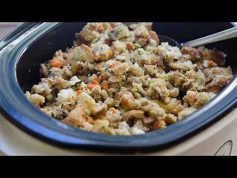 Traditional Bread Stuffing (Crock-Pot Method)