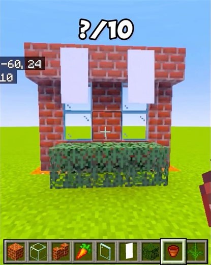 Stylish Minecraft Window Design! 🪟✨#minecraft #shorts