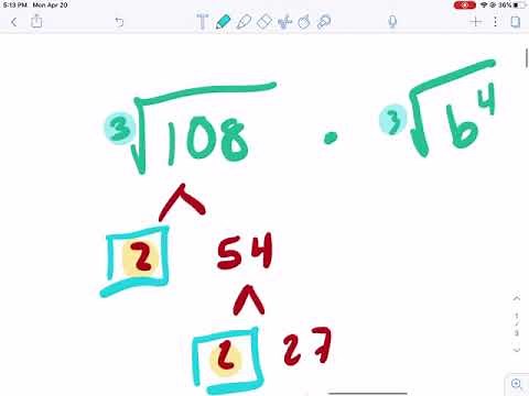 Kuta Tutorial: simplifying cube roots and other radicals
