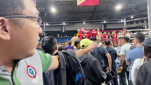 Chief PNP Police General Nicolas Torre III was declared the 'winner by default' after Davao City Acting Mayor Baste Duterte did not show up to their charity boxing match. General Torre assured that the funds they raised will reach those affected by the storms and southwest monsoon. #SelfiePatrol | via Jessie Cruzat, ABS-CBN News | ABS-CBN News