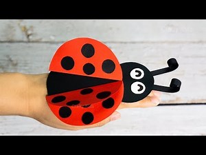 How to Make a Paper Ladybug | DIY Ladybug Craft