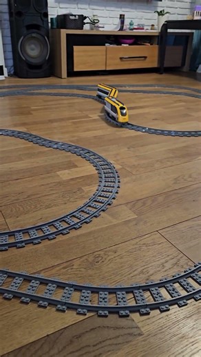 High speed LEGO train battle - 60337 vs 60197