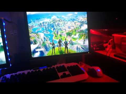 My gaming setup ps4 dual monitor