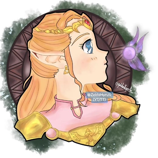 Speed Paint| Princess Zelda Oot in Sailor Moon’s Art Style|Do not Repost/claim as yours| #thelegendofzelda #zeldaocarinaoftime #sailormoonartstyle #speedpaint