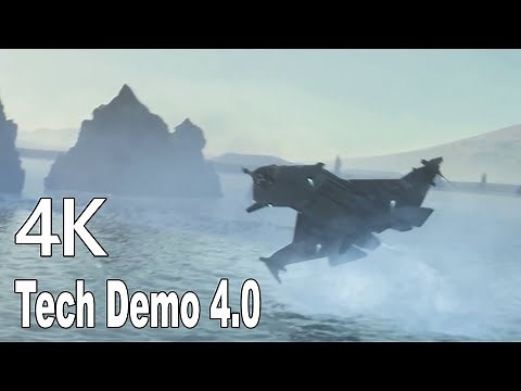 Star Engine Tech Demo (Star Citizen 4.0) No Commentary CitizenCon 2953 4K