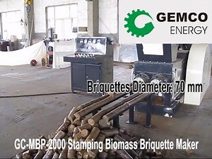 Briquette Machine for Straw, Sawdust, Wood Chips and Other Biomass