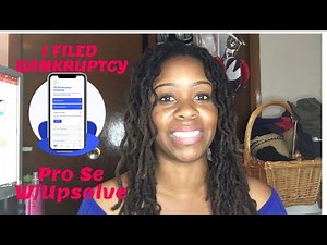 I Successfully Filed Bankruptcy "Pro Se" Using The FREE Online Bankruptcy Filing Tool "Upsolve"