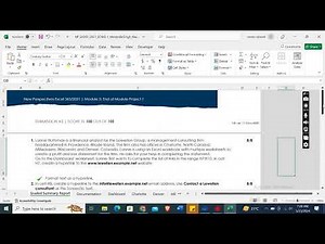 New Perspectives Excel 365/2021 | Module 5 End of Module Project 1 | Lewellen Group #module5