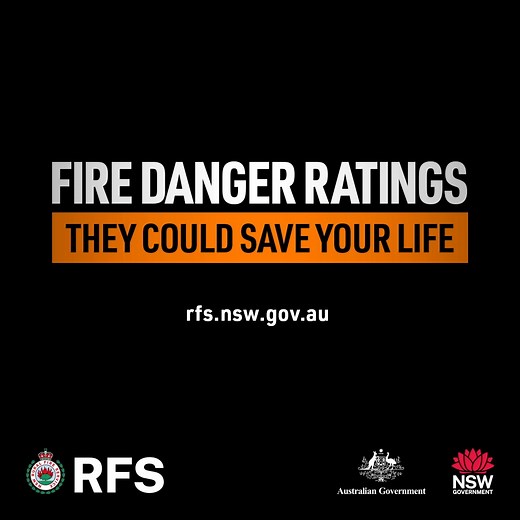 Each rating level shows you how dangerous a bush fire could be and comes with simple and clear actions to take. | NSW Rural Fire Service