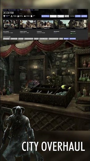 SKYRIM CITIES Transformed with this 1 MOD for PC