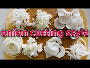 How to Cut Onions Different ways 7 Ways Chop Onions Best Onion cutting styles