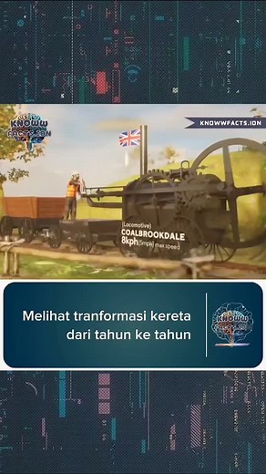 Beginilah ilustrasi perkembangan kereta dari tahun ke tahun. Follow (us) 👉🏻 @knowfacts.idn untuk mengetahui hal-hal unik dan menarik setiap harinya. #knowwfactsidn | WorldFacts Idnn