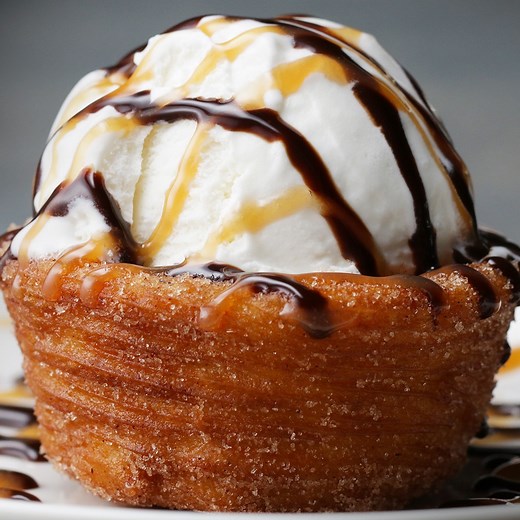 17M views · 17K reactions | Ready to make your own churro ice cream bowls? You can now shop ingredients for Tasty recipes in the Tasty iOS app via Walmart Grocery Pickup! Shop now  https://tsty.it/1KtUQGJYNY | Tasty | Facebook