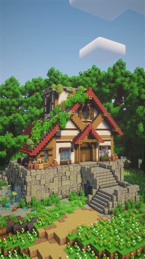 Minecraft Survival Rustic Cottage 🏡✨