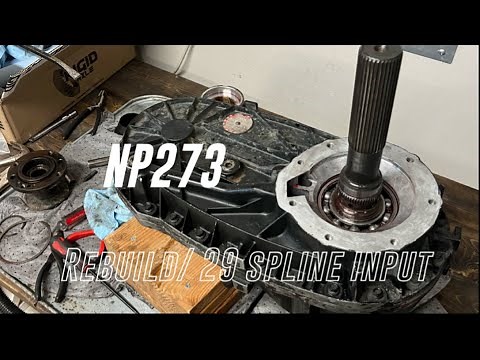 NP 273 transfer case tear down