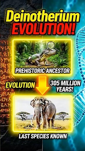 From Tiny Mammals to Massive Giants! 🐘 305 Million Years of Deinotherium Evolution