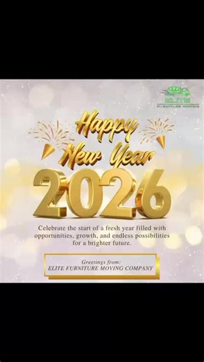 Happy New Year from your trusted moving team! New year, new home, new beginnings! Thank you for letting us be part of your journey. We’re ready to move you forward in 2026! #SanDiegoMovers #SanJoseMovers #EliteFurnitureMoving #ProfessionalMovers #MovingMadeEasy #EliteFurnitureMoving