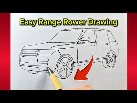 Range Rover Car Drawing Step by Step | Easy and Realistic Drawing Tutorial for Beginners