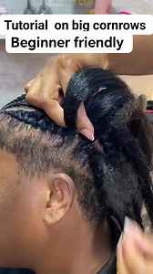 Tutorial on how to make large cornrows #fblifestyle | Preco beauty salon