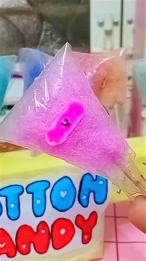 cotton candy tutorial 🍭🍬🍥 | #fakeorder #diy #papersquishy #papersquishy #fakeorderpacking #unboxing