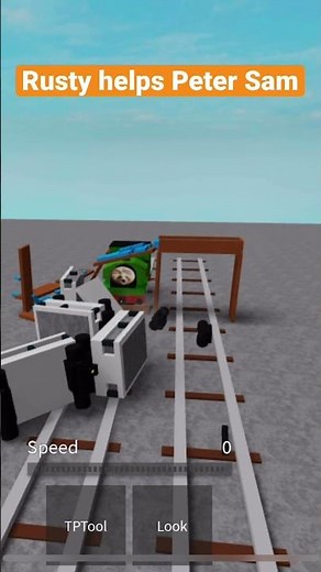 Rusty helps Peter Sam roblox
